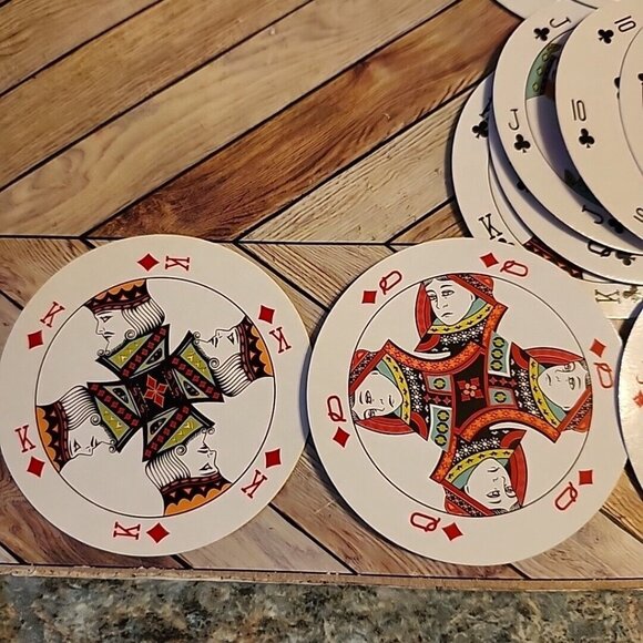 Kate Spain | Games | Kate Spain Circular Playing Cards Vintage In Box ...